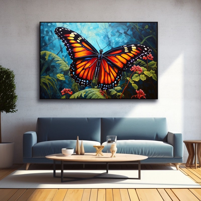 Tableau Papillon - Peinture Papillon – Peinture Nature